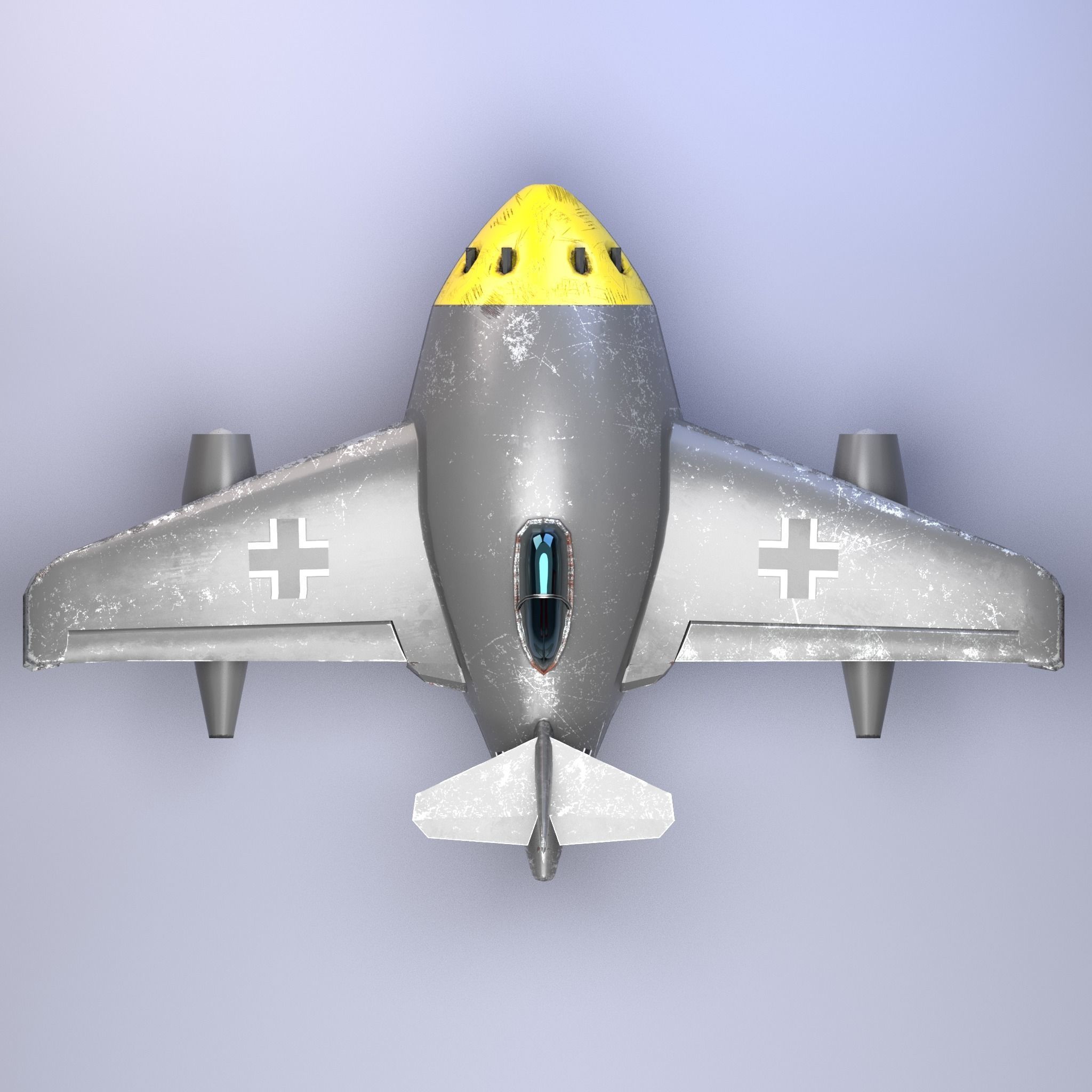 3D model ME 262 VERSION CARTOON VR / AR / low-poly | CGTrader