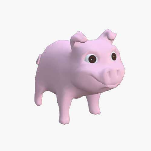 3D model Cute Pig VR / AR / low-poly | CGTrader