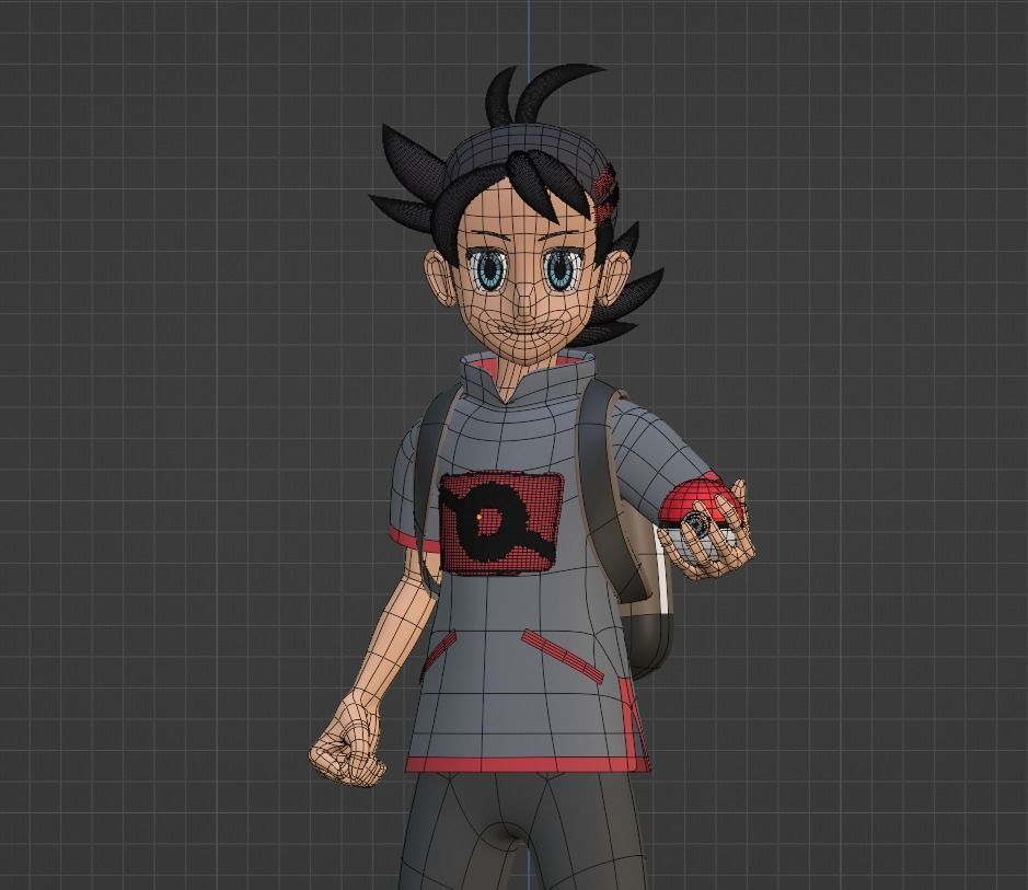Goh Pokemon 3D Model 3D model rigged | CGTrader