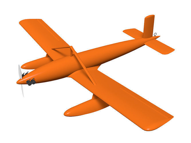 Type1 target plane 3D model | CGTrader