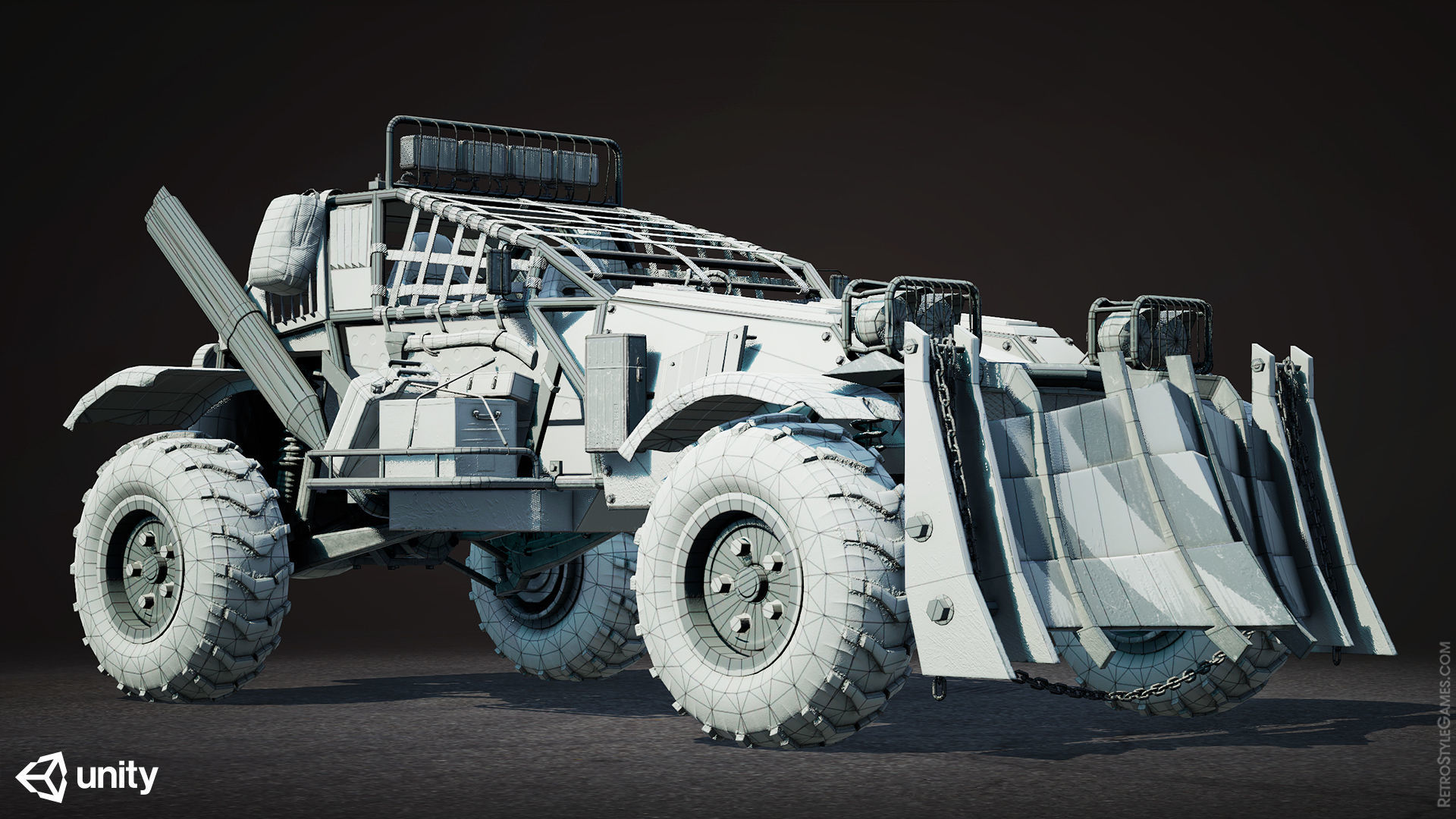 3D model Last Guns - Apocalyptic Buggy and Motorbike Pack VR / AR / low ...