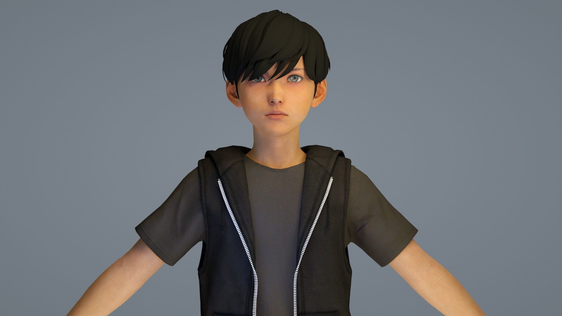 Boys teenagers young students 3D model | CGTrader