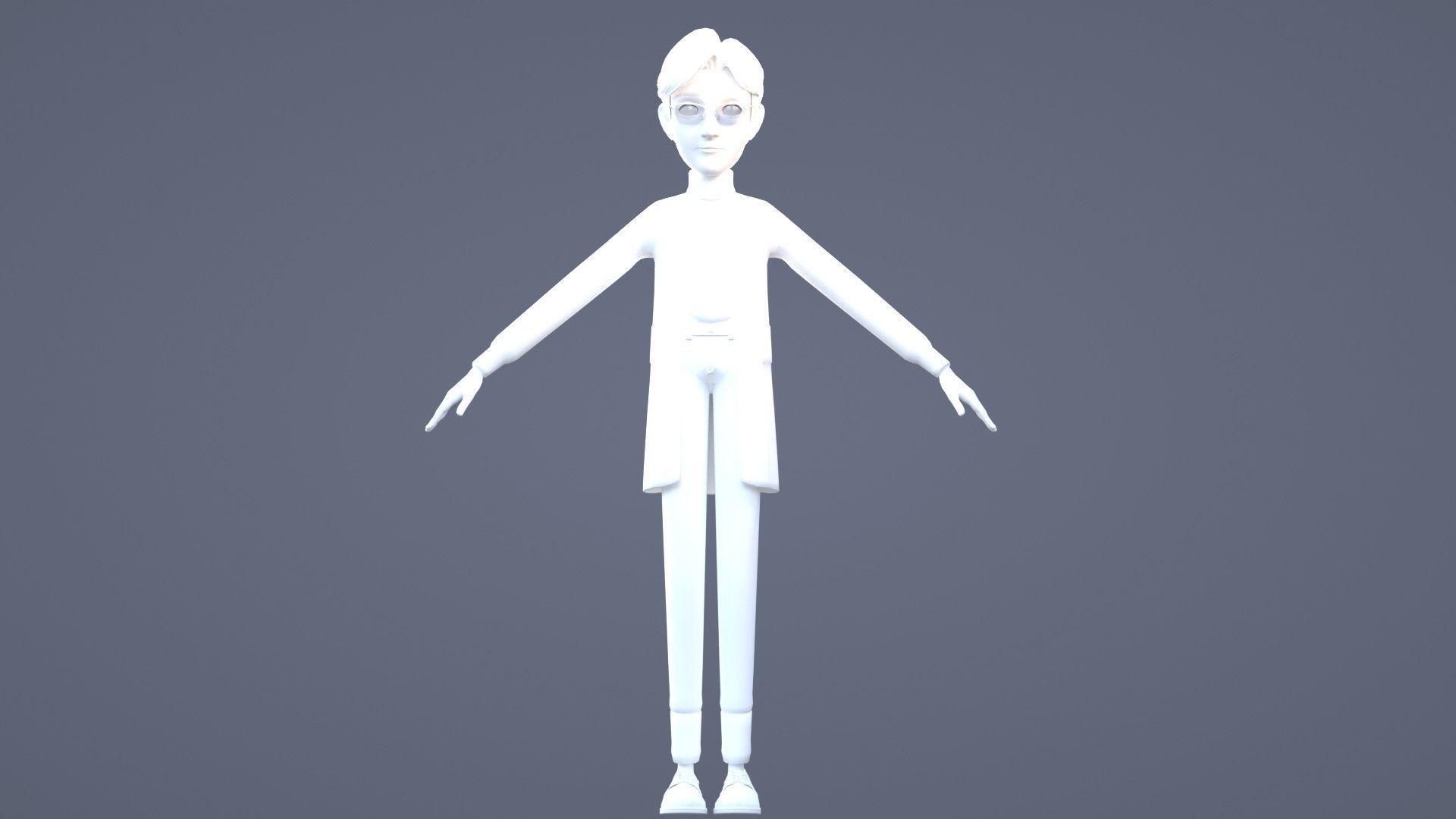 Cartoon Man Father Father Man Uncle Adult 3D model | CGTrader