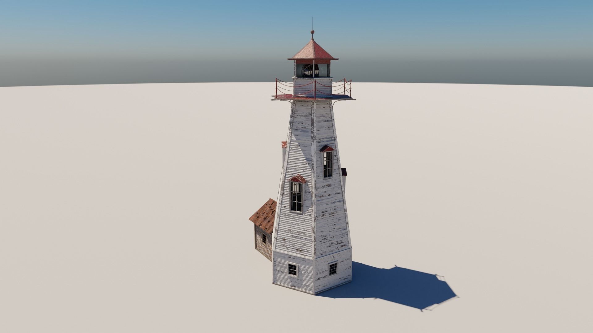 Wooden Lighthouse 3D model | CGTrader