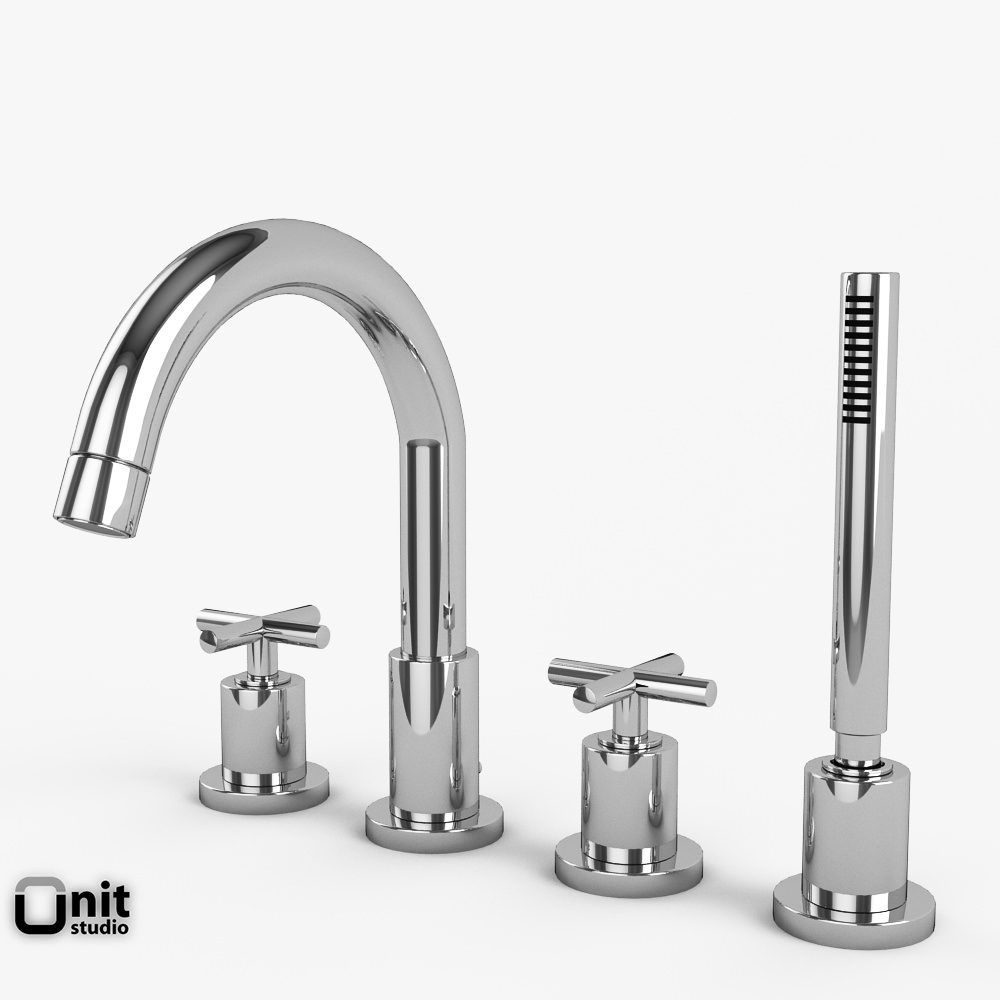 Bathroom Faucets Collection Hudson Reed Helix 3D model | CGTrader
