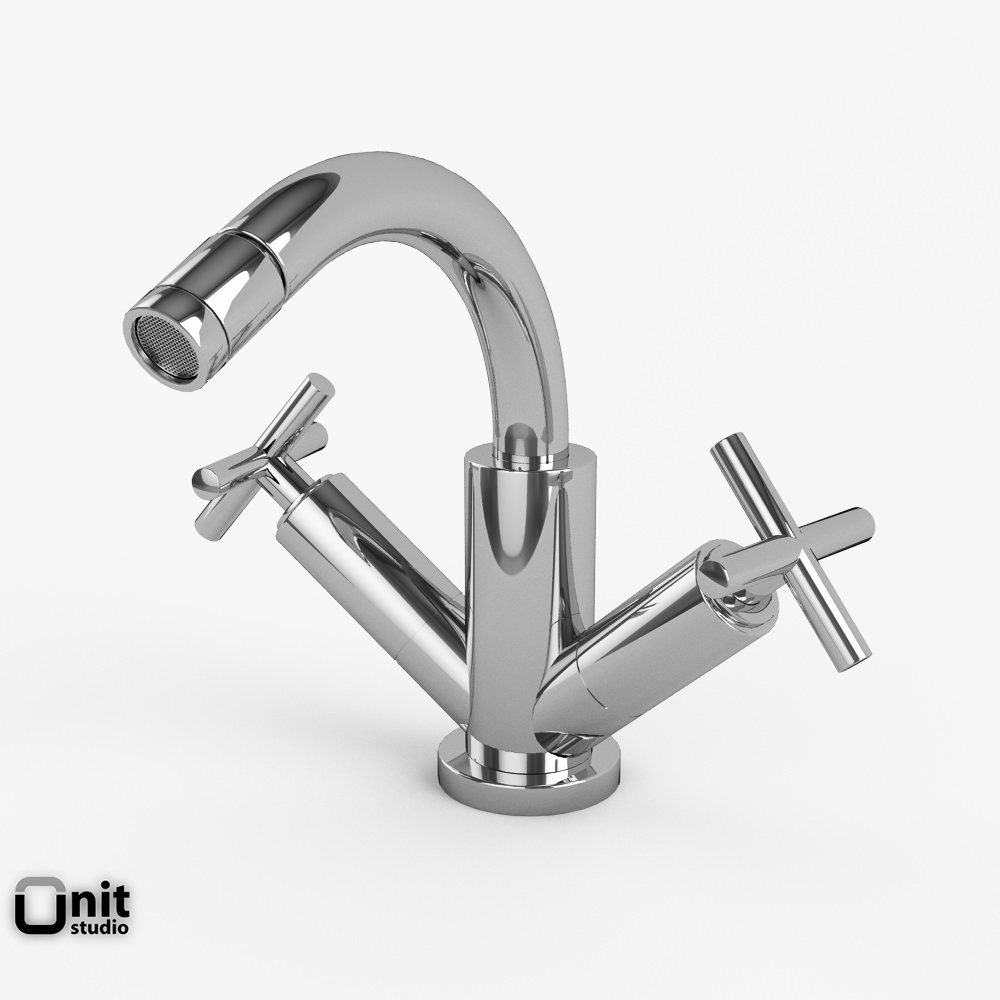 Bathroom Faucets Collection Hudson Reed Helix 3D model | CGTrader
