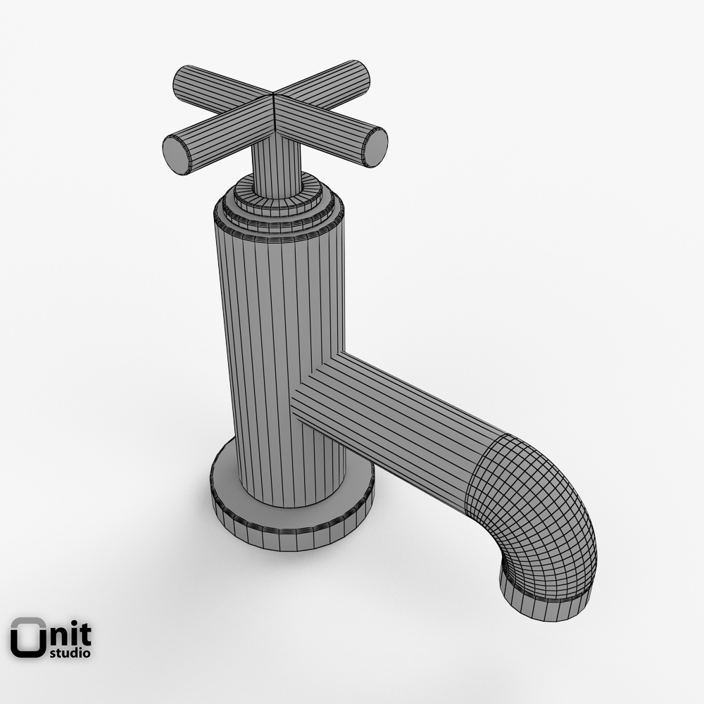 Bathroom Faucets Collection Hudson Reed Helix 3D model | CGTrader