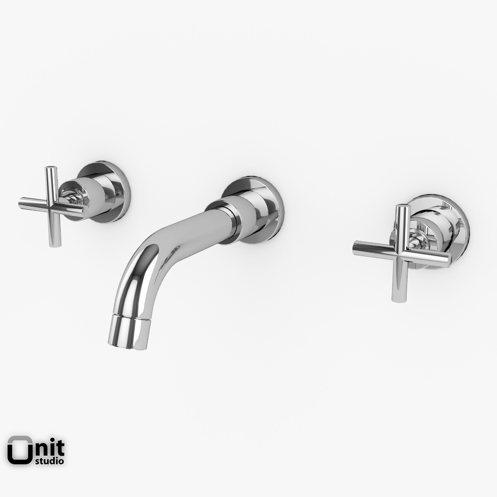Bathroom Faucets Collection Hudson Reed Helix 3D model | CGTrader