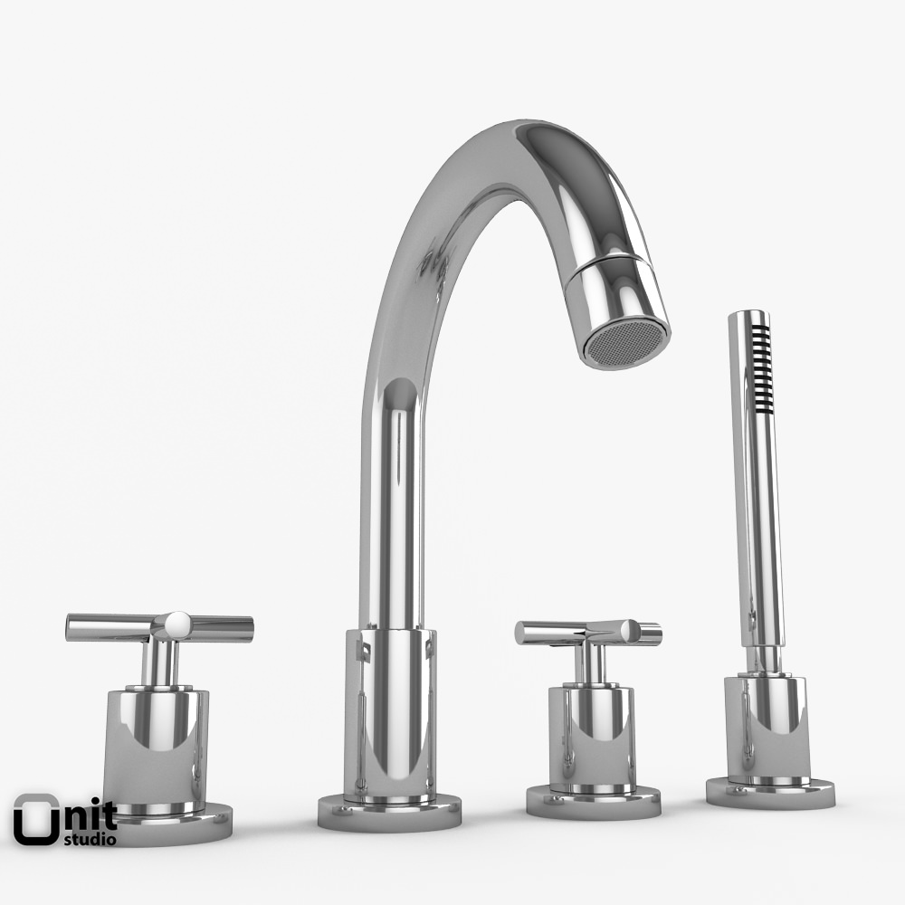 Bathroom Faucets Collection Hudson Reed Helix 3D model | CGTrader