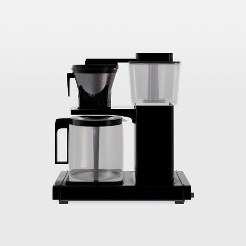 3D model Coffee Maker KB Black VR / AR / low-poly | CGTrader