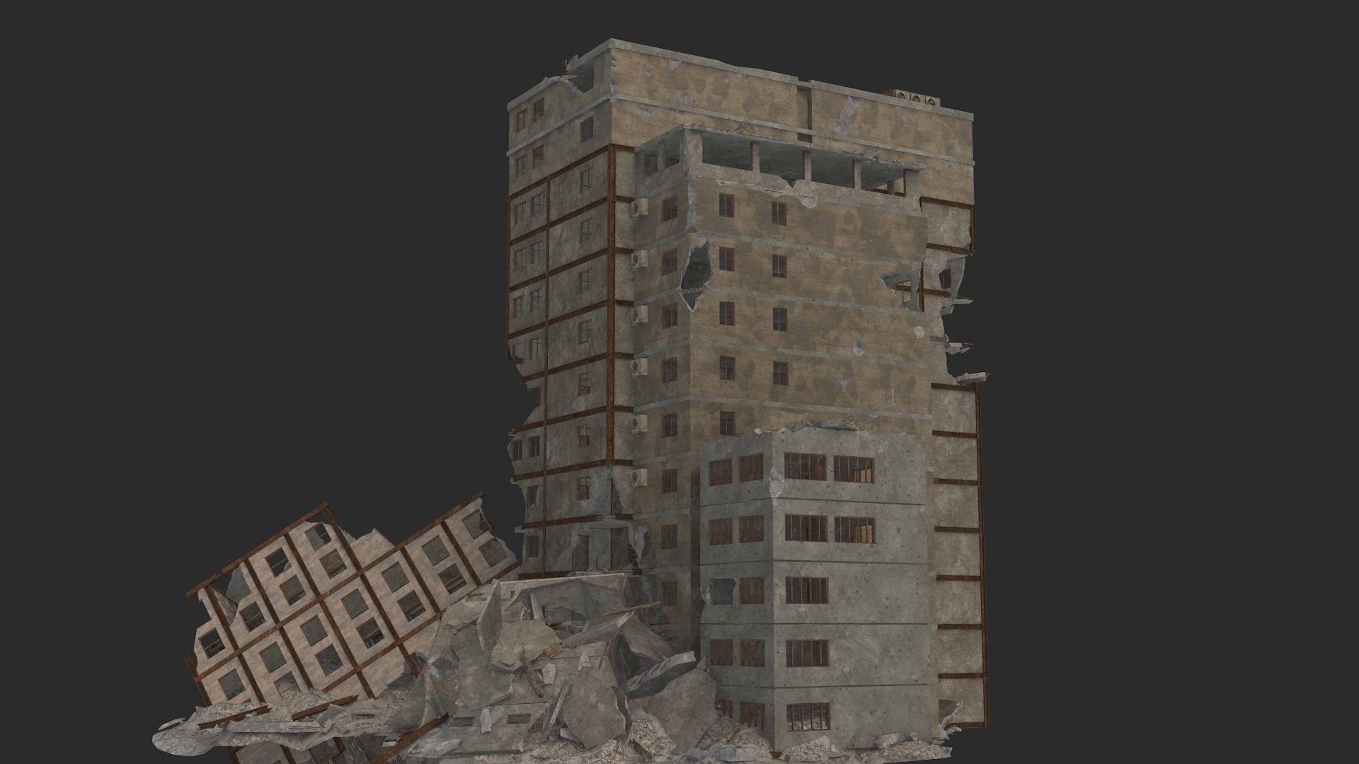3D model destruction VR / AR / low-poly | CGTrader