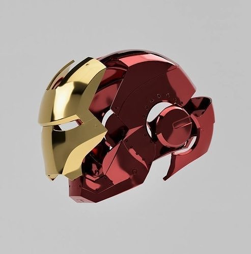 Iron Man Helmet Side View