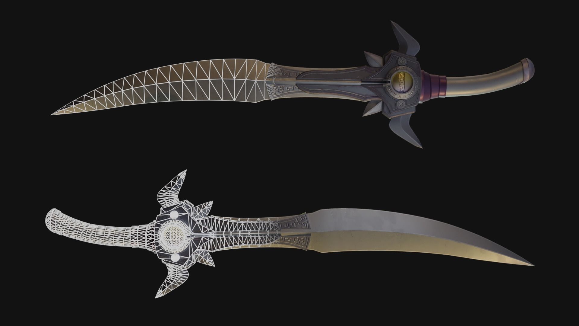 3D model Fantasy Swords VR / AR / low-poly | CGTrader