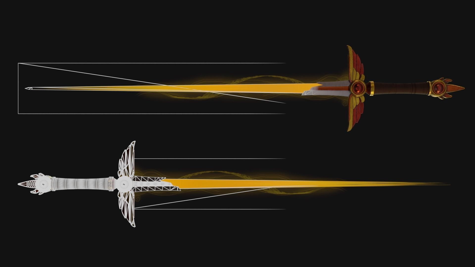 3D model Fantasy Swords VR / AR / low-poly | CGTrader