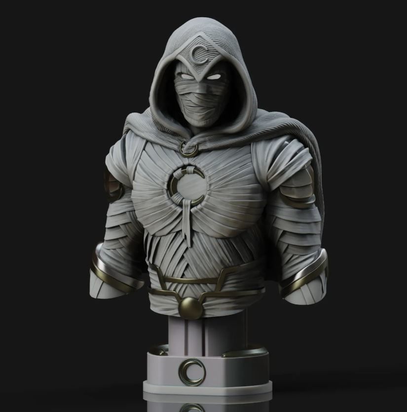 Moon Knight Bust 3d printable model printable 3D model 3D printable ...