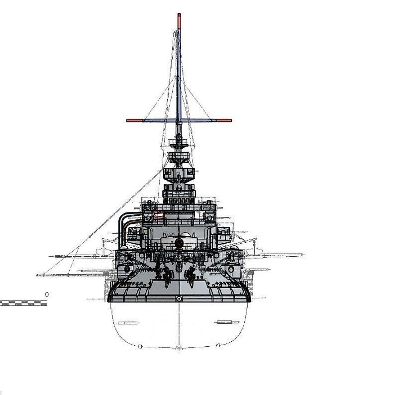 Squadron battleship Bouvet France 1897 3D model 3D printable | CGTrader