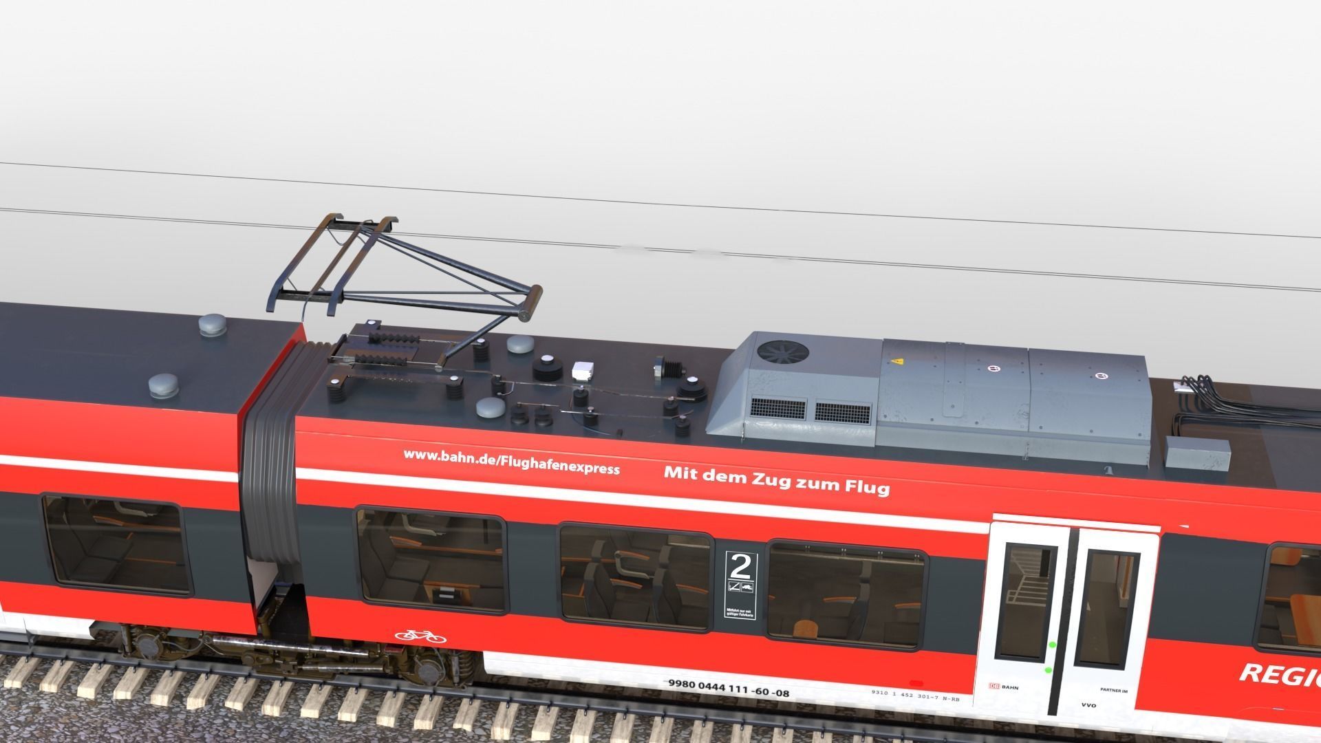 Bombardier TALENT Train Regodb 3D model | CGTrader