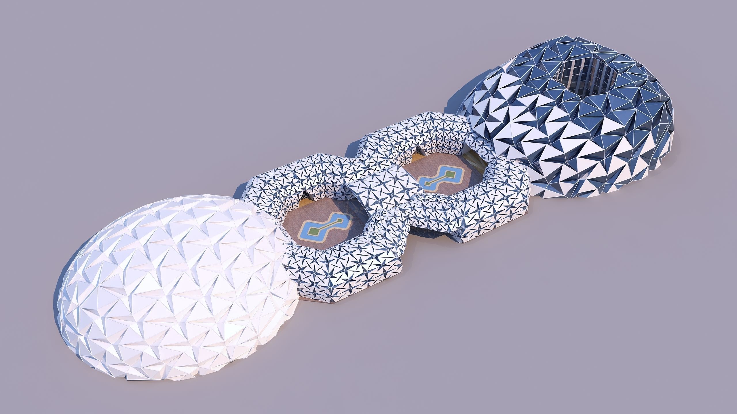 0157 - Folded Building 3D model | CGTrader