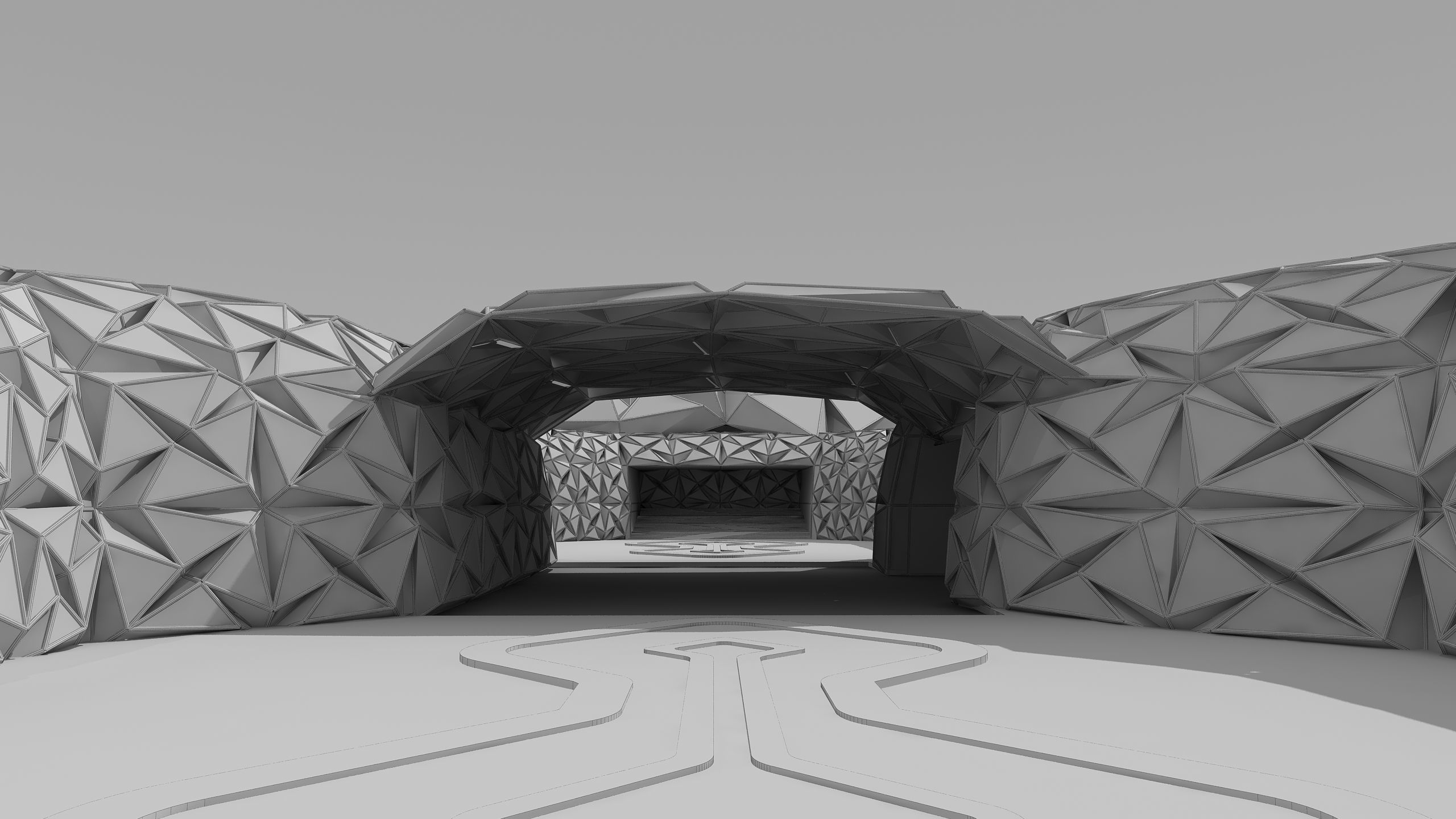 0157 - Folded Building 3D model | CGTrader