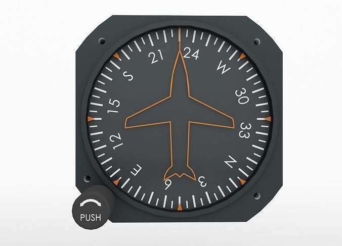 Directional Gyro 3D model | CGTrader