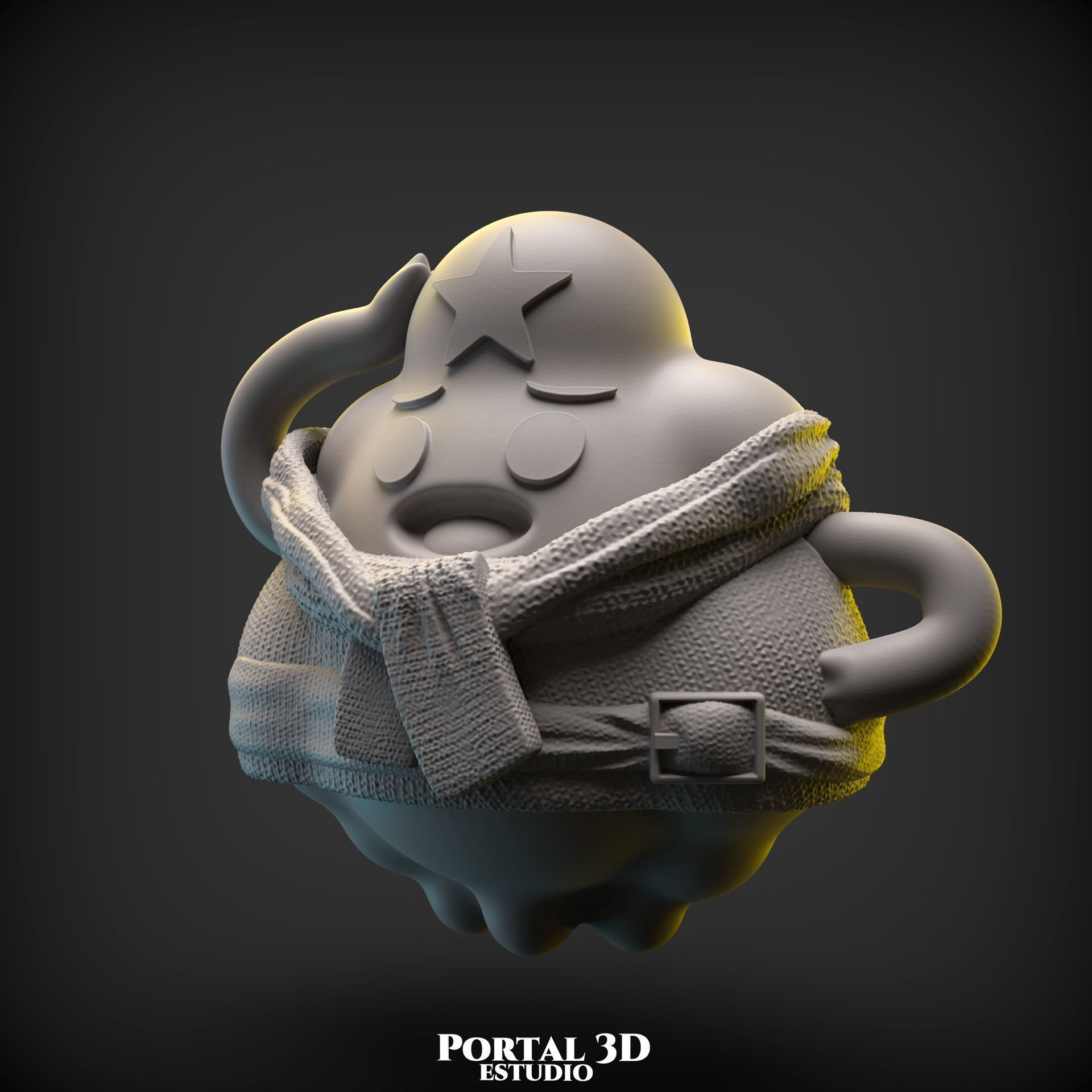 ADVENTURE TIME GUNTER RESIDUAL EVIL 4 3D model 3D printable | CGTrader