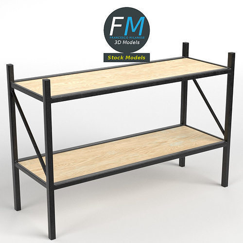 Small storage rack 3D model | CGTrader
