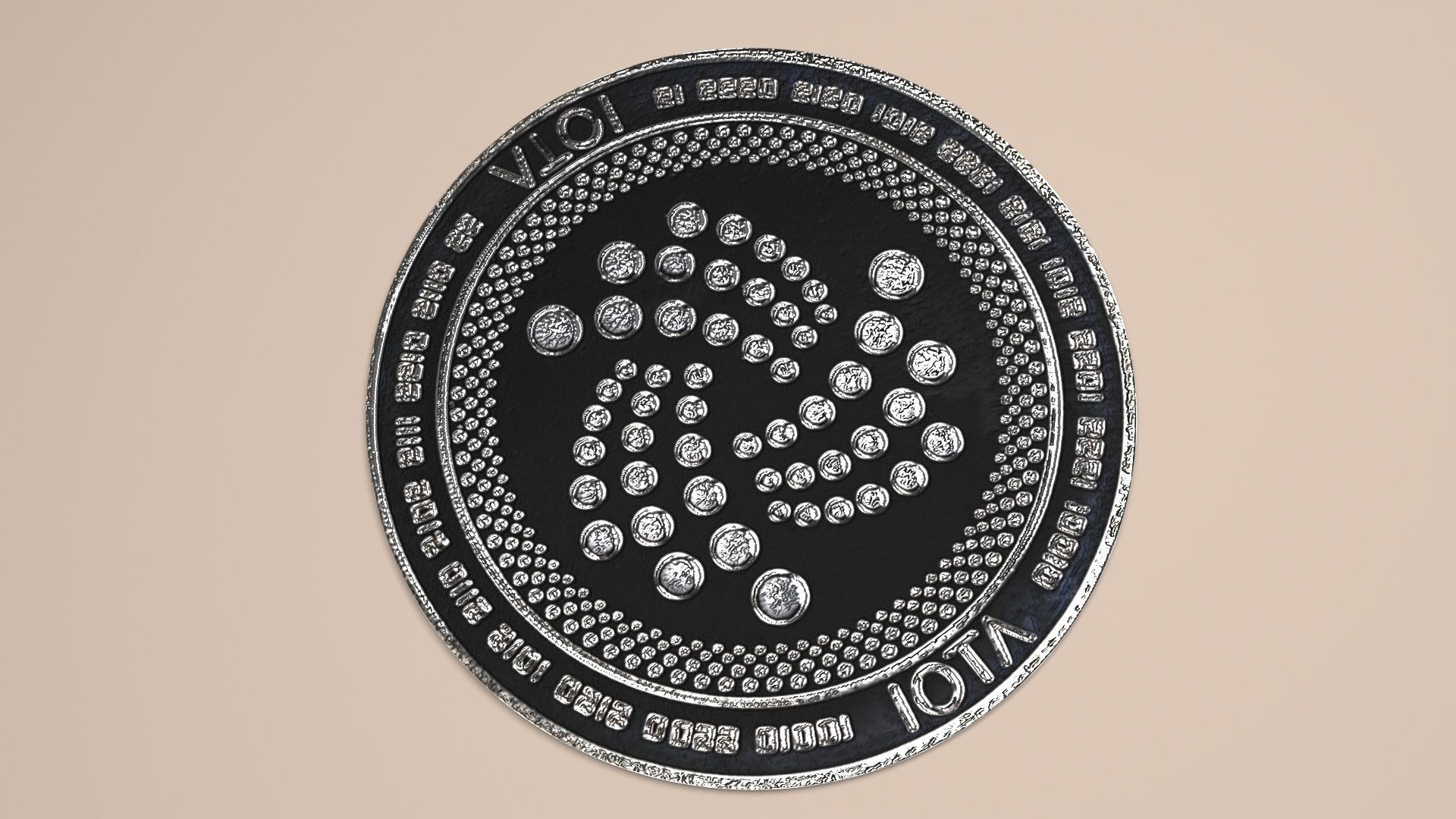 Iota Coin Model 3D model | CGTrader