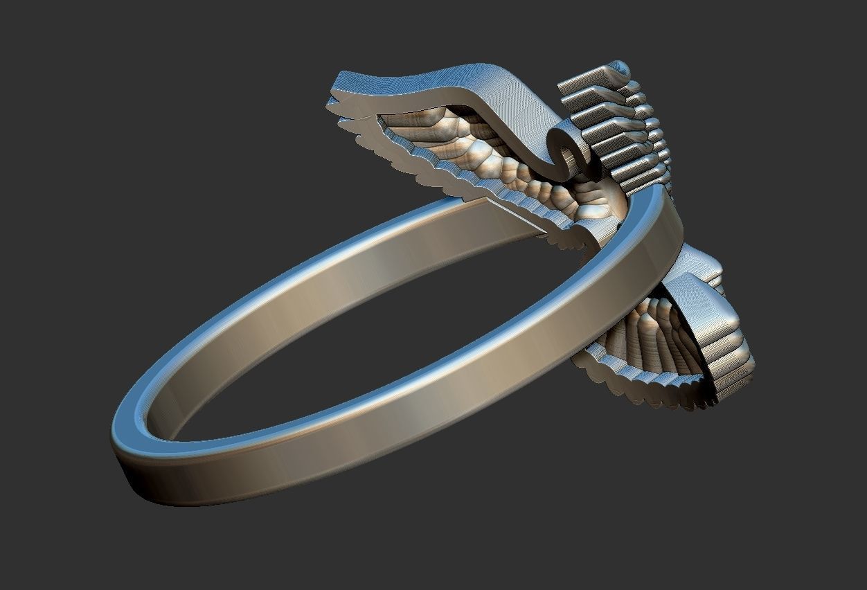 Holi Spirit Dove ring - Espirito Santo 3D model 3D printable | CGTrader