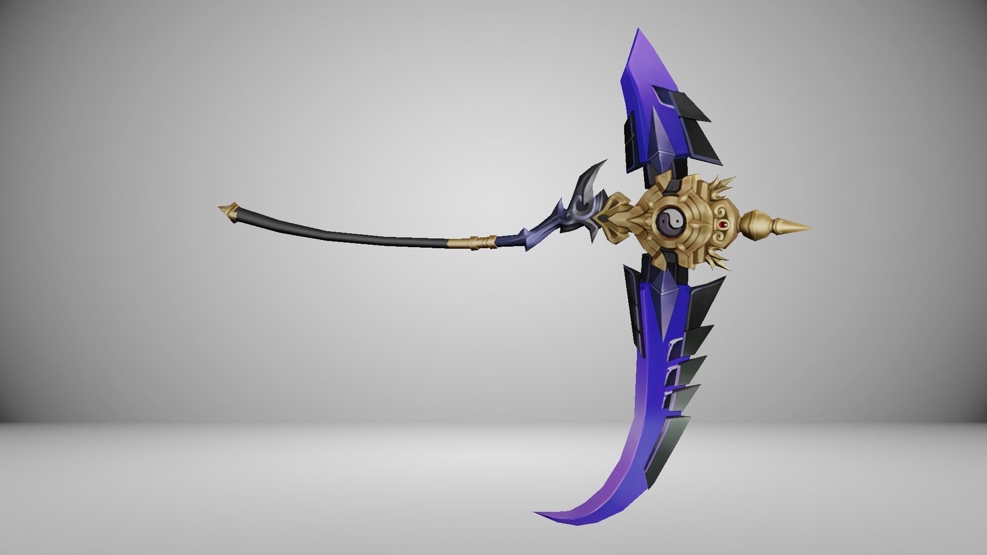 3D model Futuristic Scythe VR / AR / low-poly | CGTrader