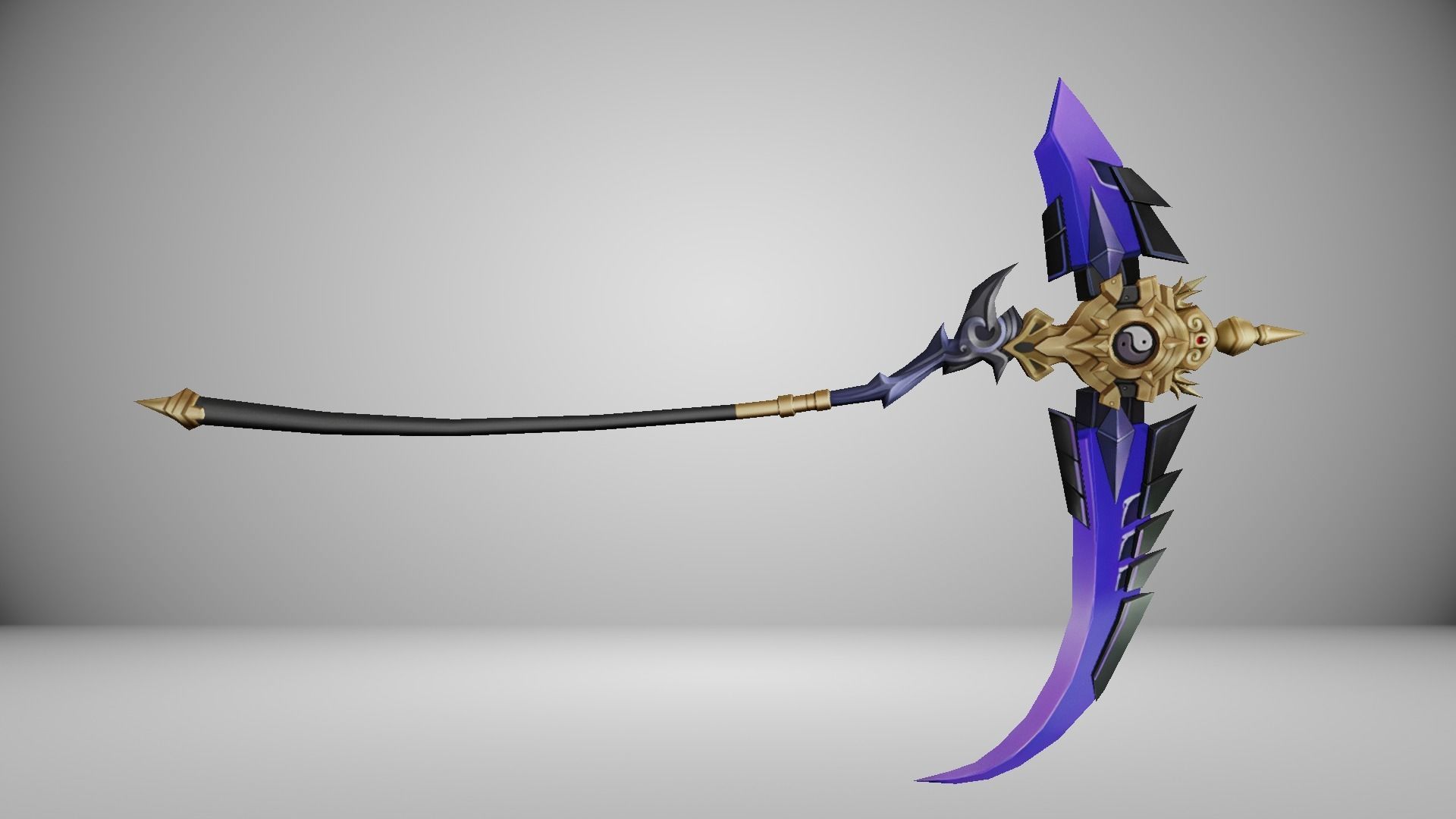 3D model Futuristic Scythe VR / AR / low-poly | CGTrader