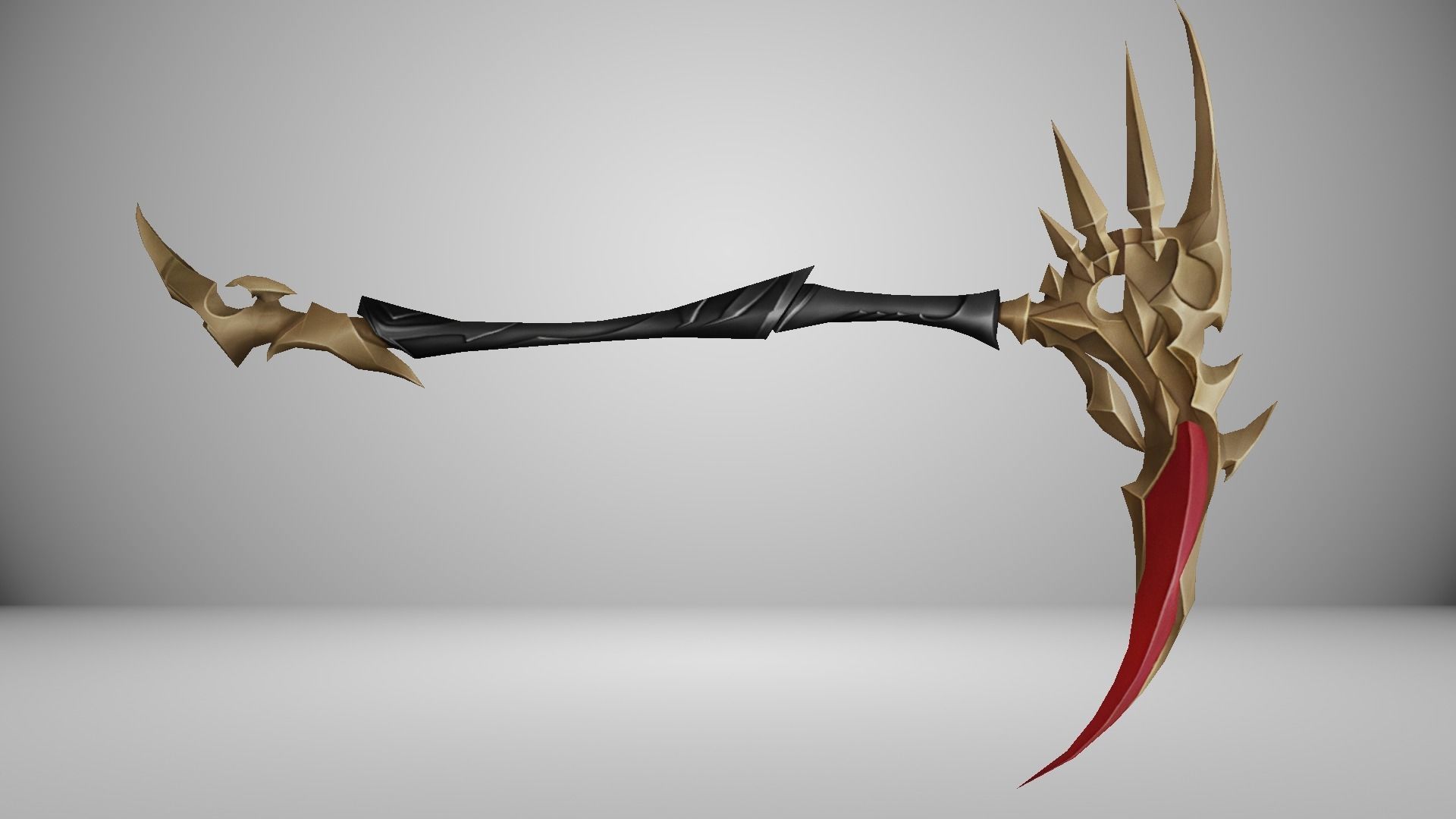 3D model Futuristic Scythe VR / AR / low-poly | CGTrader