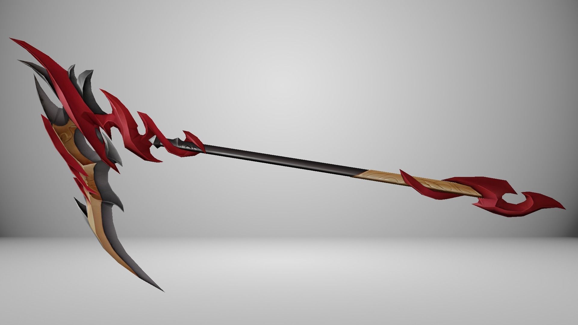 3D model Futuristic Scythe VR / AR / low-poly | CGTrader
