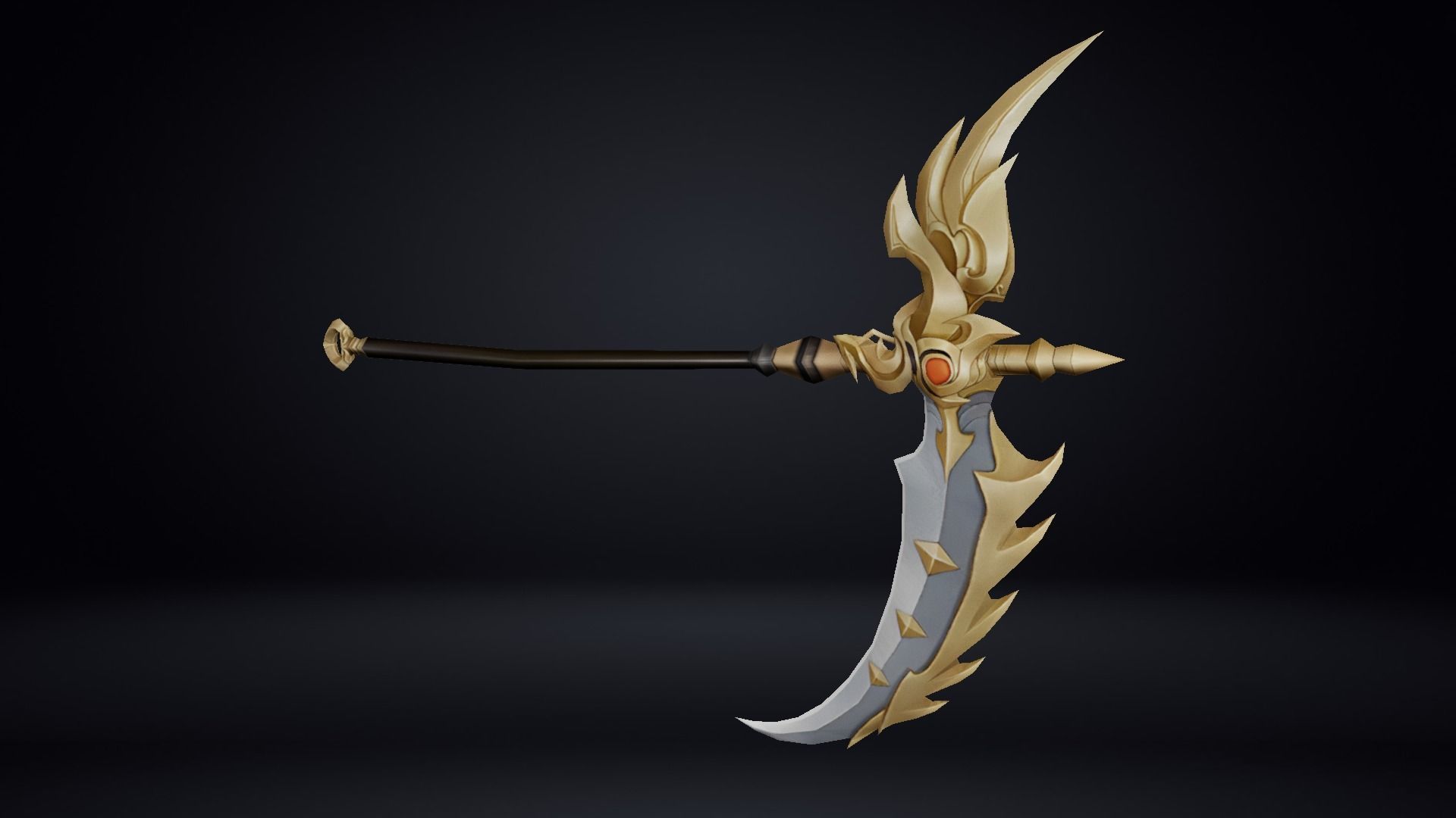 3D model Futuristic Scythe VR / AR / low-poly | CGTrader