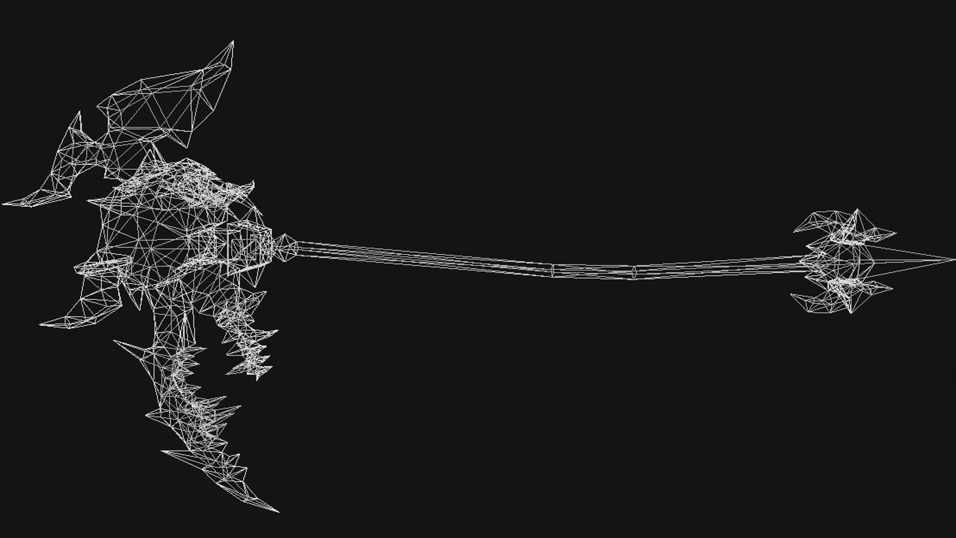 3D model Futuristic Scythe VR / AR / low-poly | CGTrader