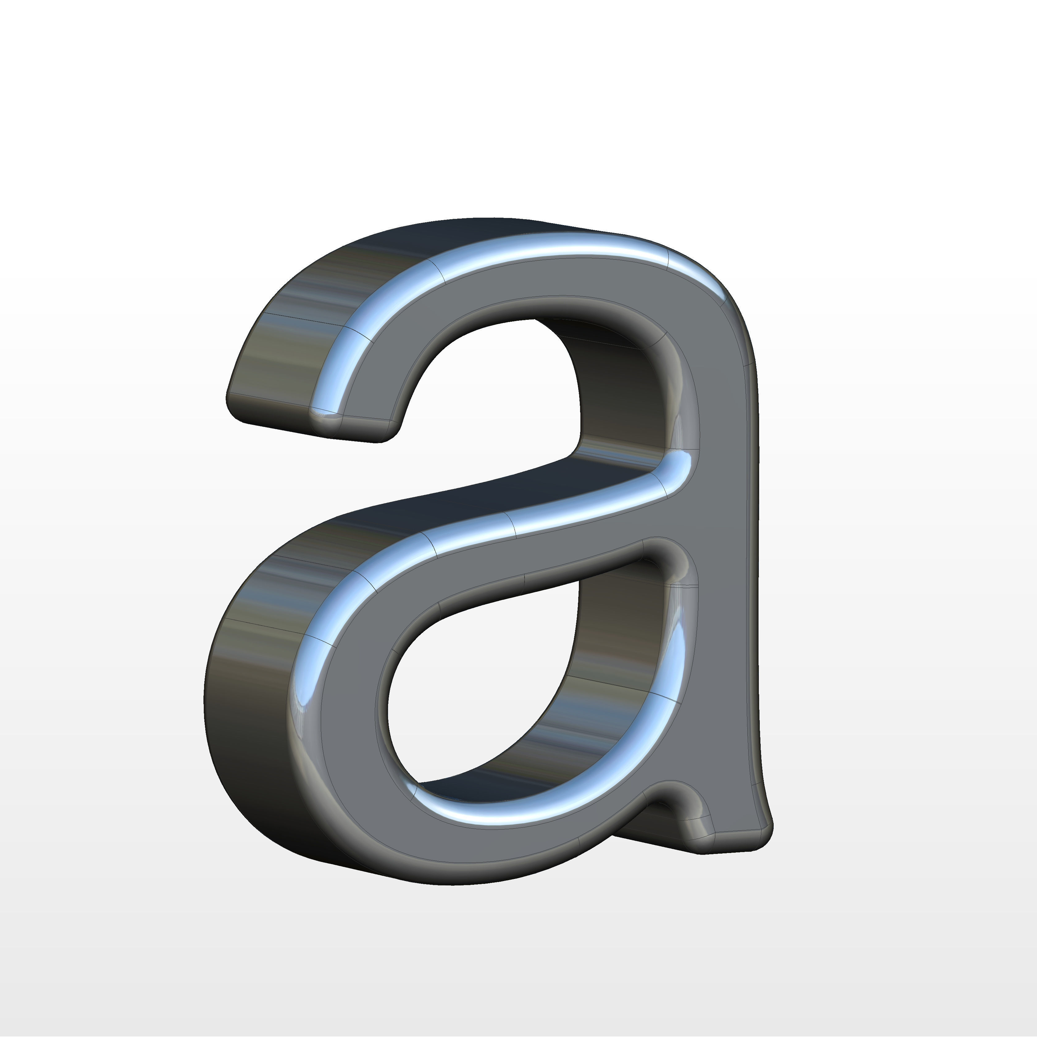 3D printable alphabet models 3D model 3D printable | CGTrader