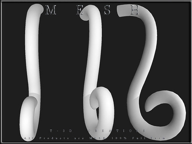 3D model NEKO TAIL 02 VR / AR / low-poly | CGTrader