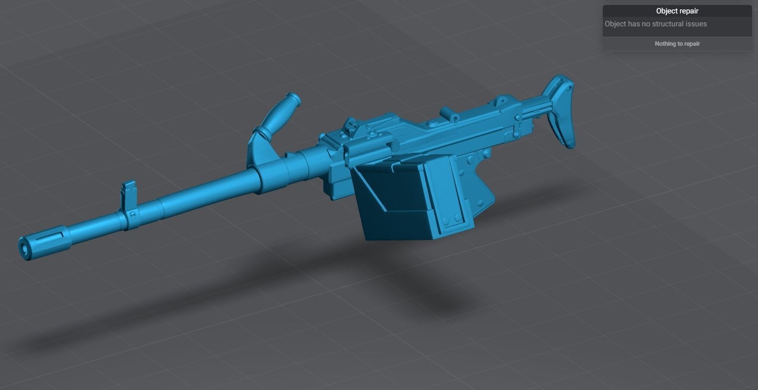Fn AnF1 AA52 scale model 3D model 3D printable | CGTrader