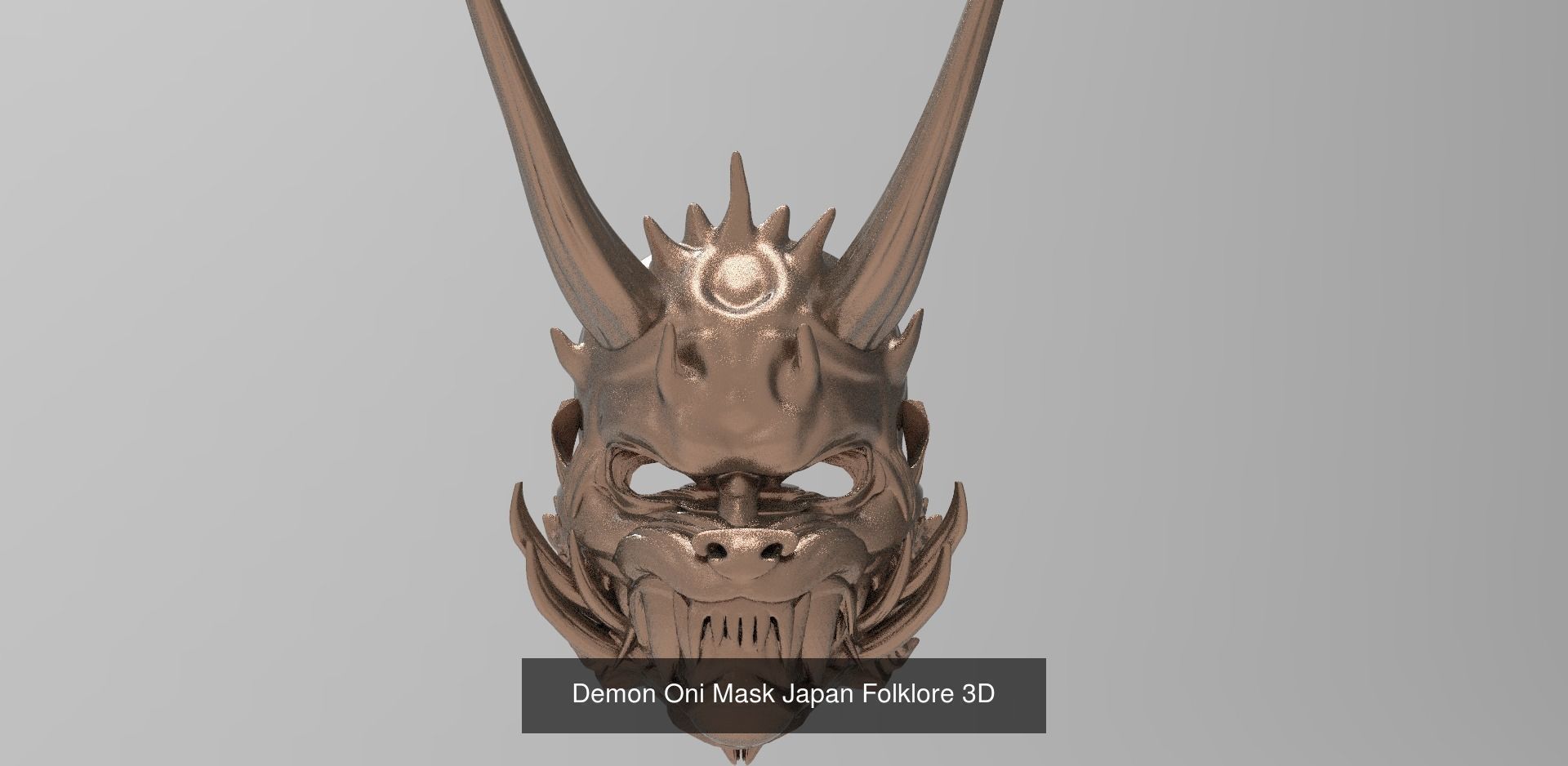 Japanese Folklore mask Collection | CGTrader