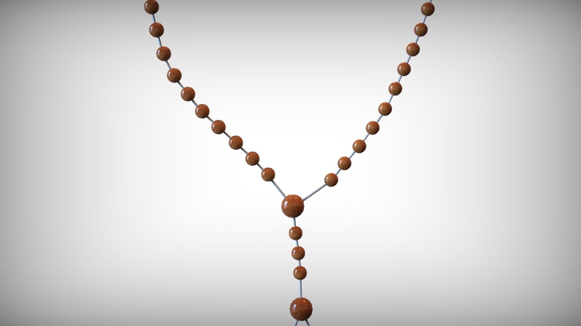 3D model Wooden Rosary - Catholic - VR / AR / low-poly | CGTrader