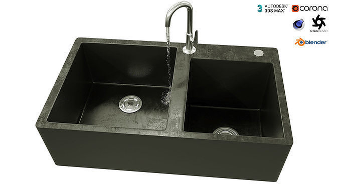Kitchen Sink 3D model | CGTrader
