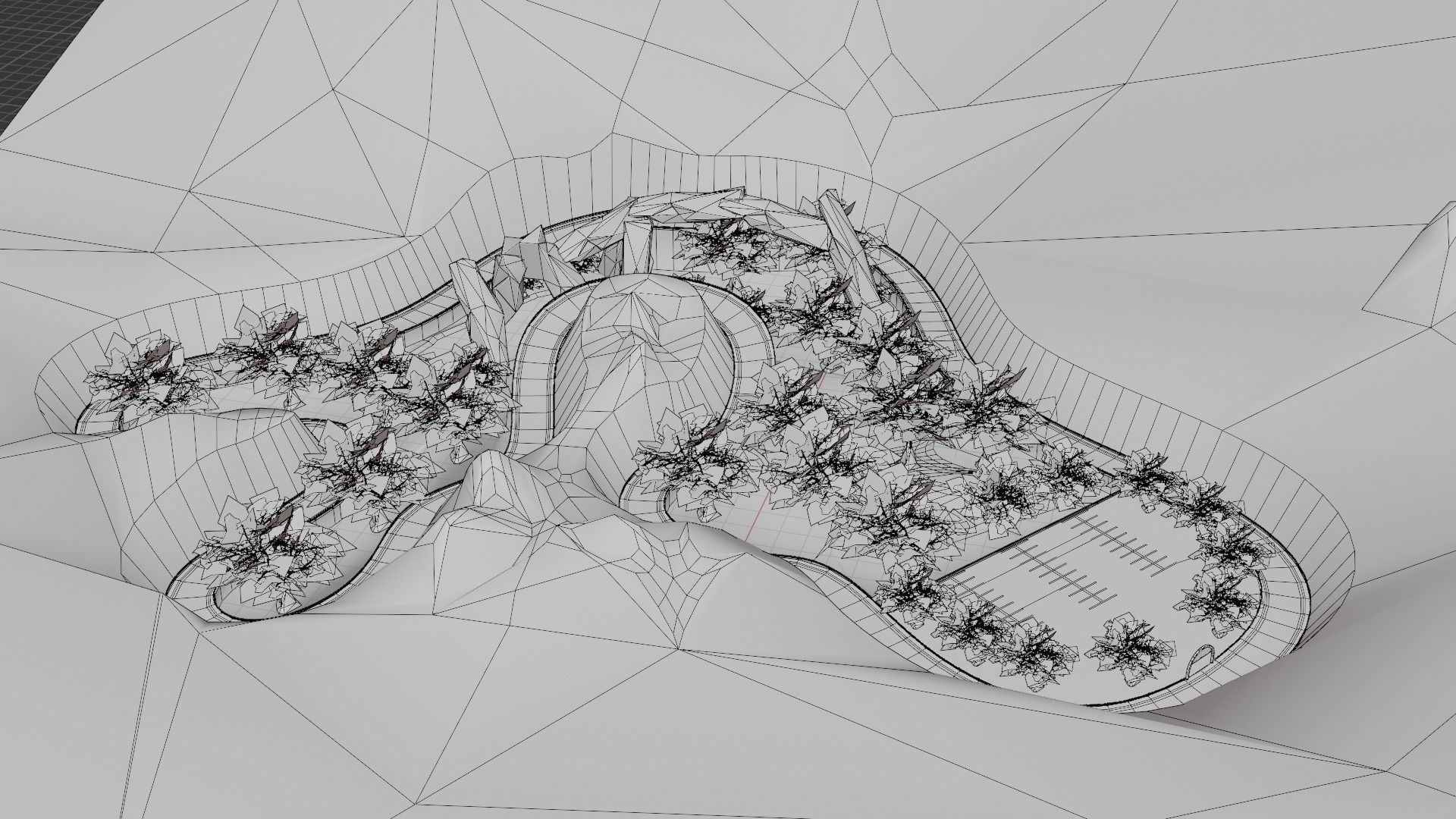 3D model Mountain Drift Map For Mobile - VR / AR / low-poly | CGTrader