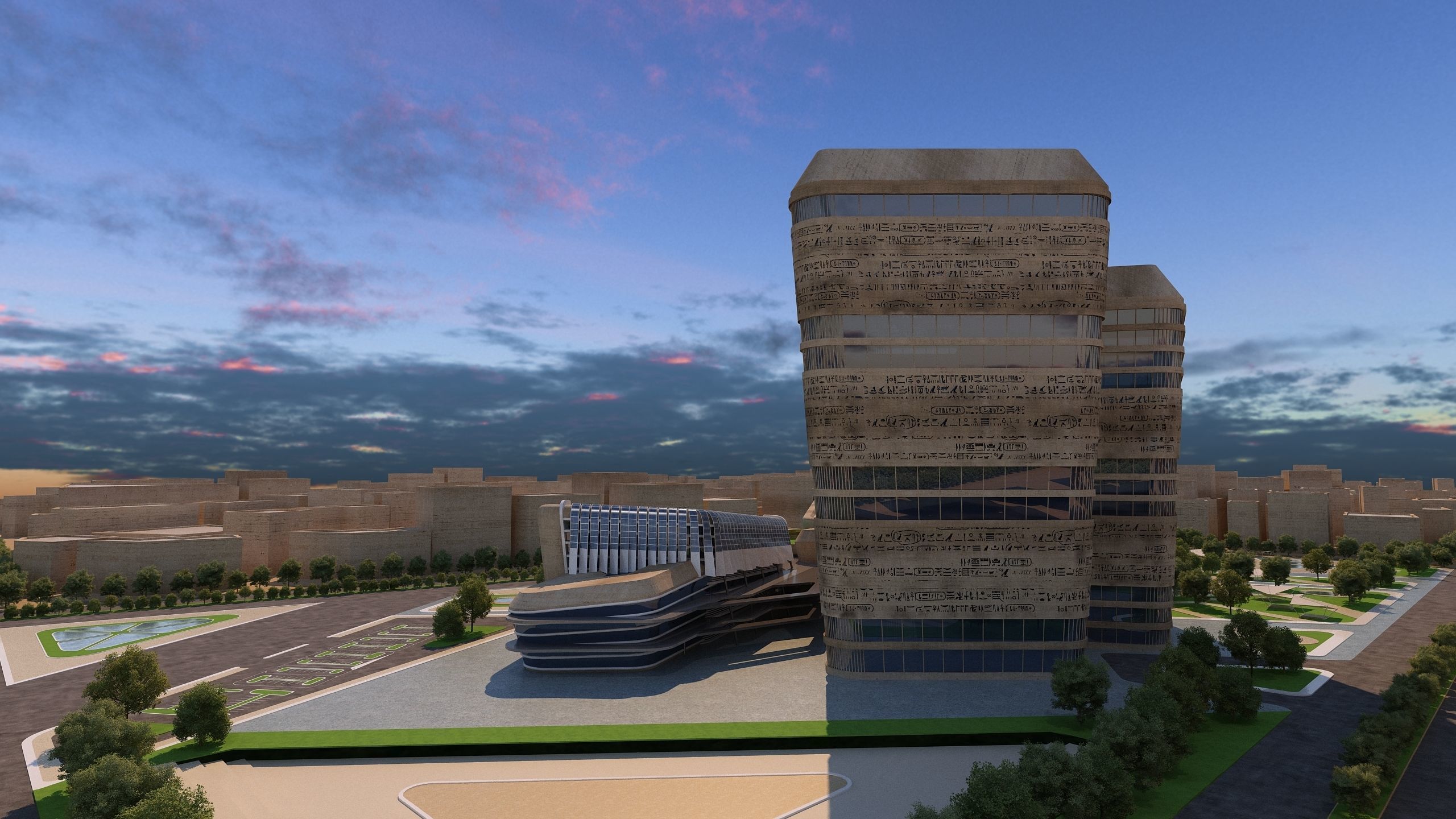 0158 - Architecture Complex Project 3D model | CGTrader