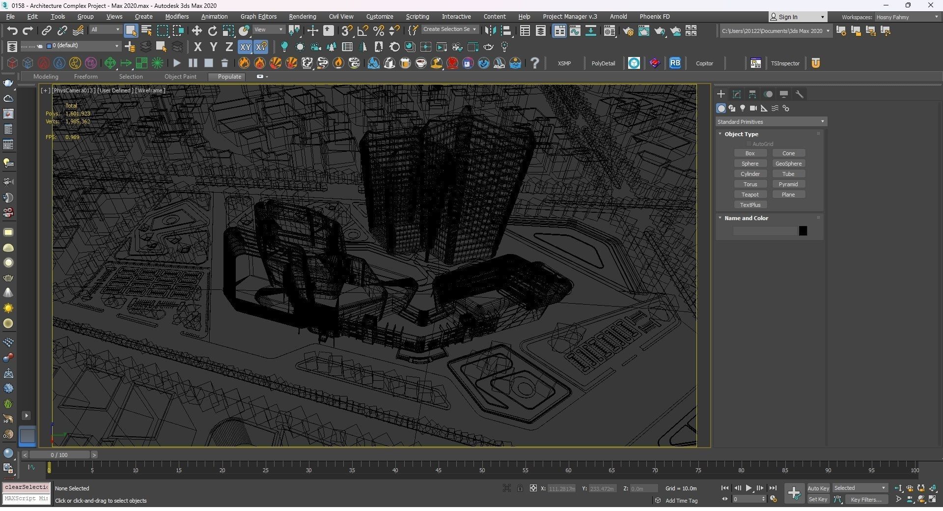 0158 - Architecture Complex Project 3D model | CGTrader
