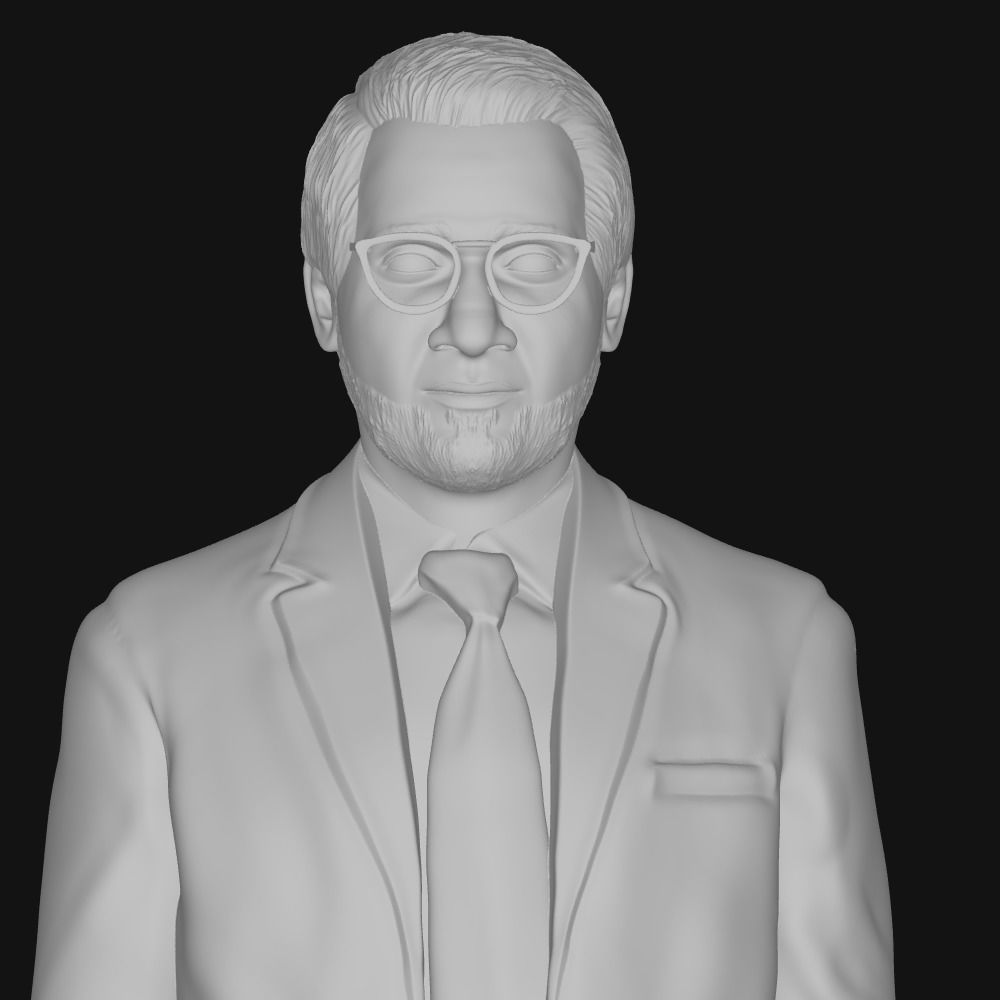 MAN IN SUIT- OFFICER- BUSINESS MAN- BUREAUCRAT- CEO- CFO- CTO 3D model ...