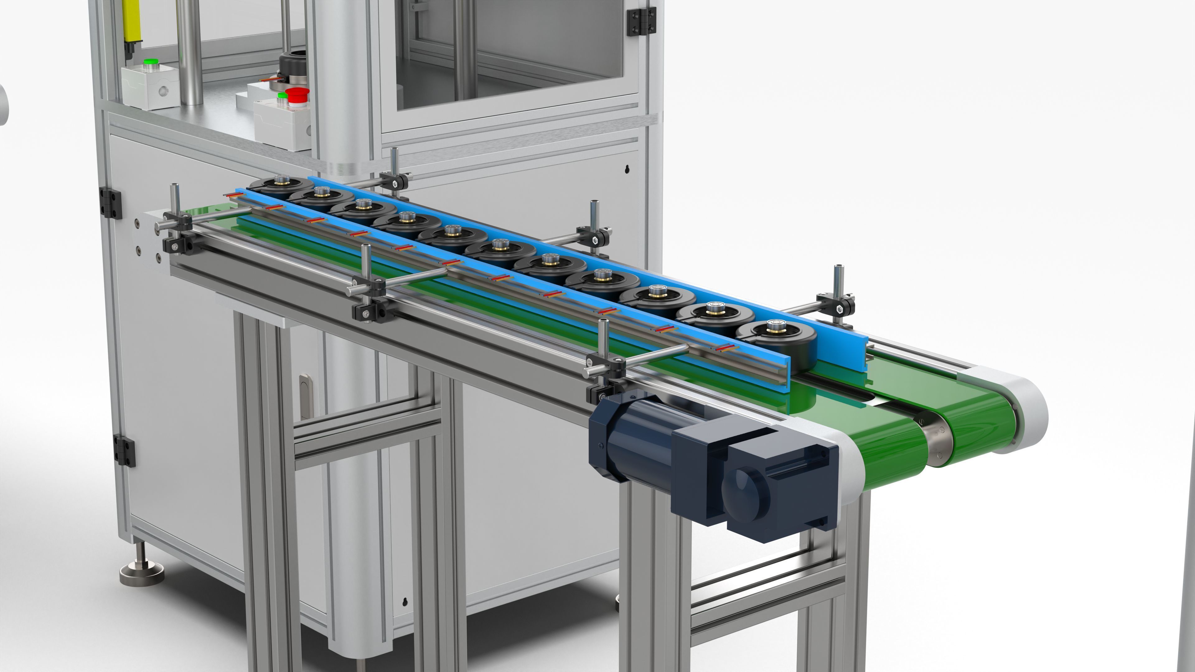 Automatic Plastic Packaging Motor Press Fitting Line 3D model | CGTrader