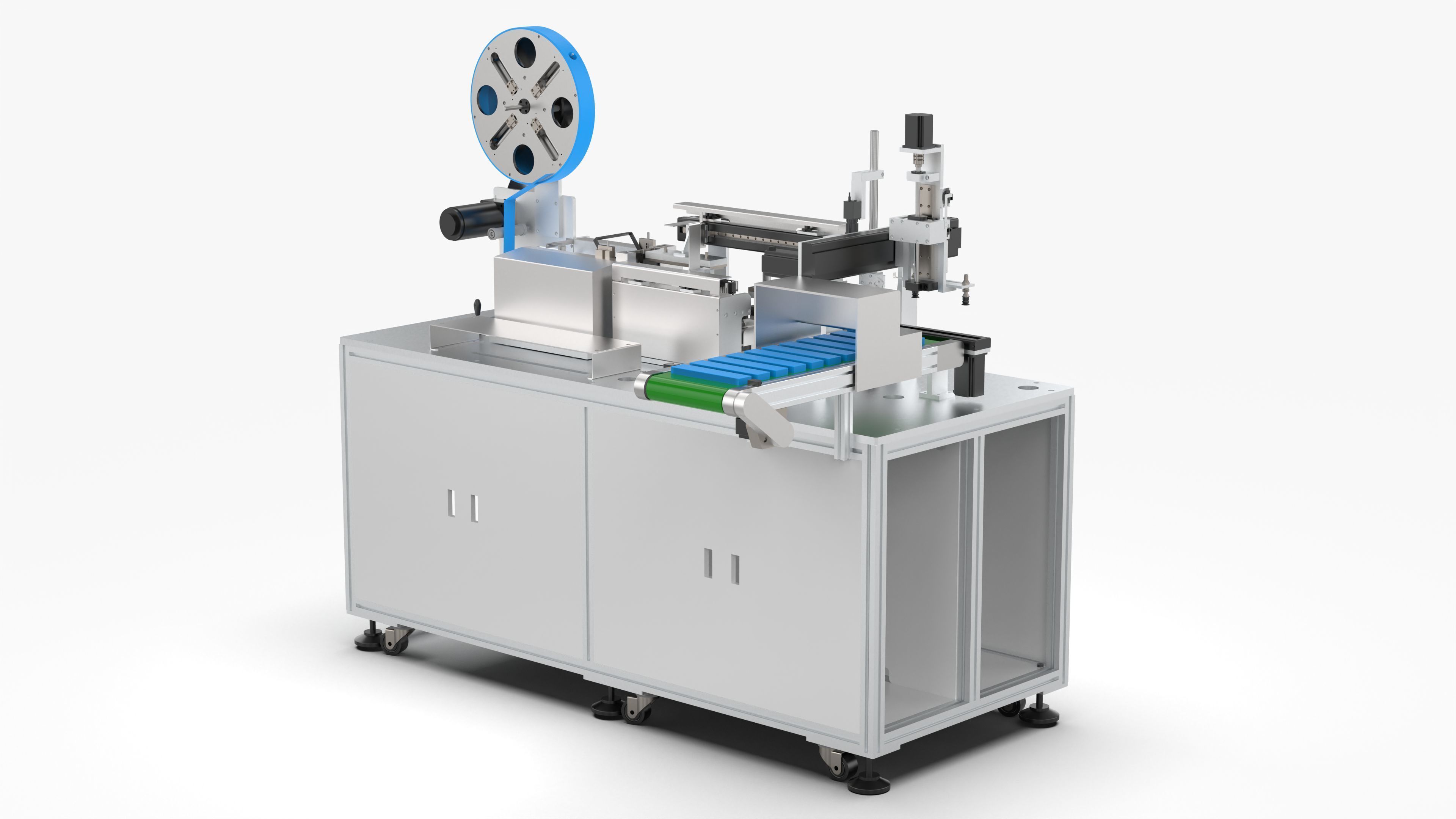 Automatic Wire Fixed Length Cutting Inspection Machine 3D model | CGTrader