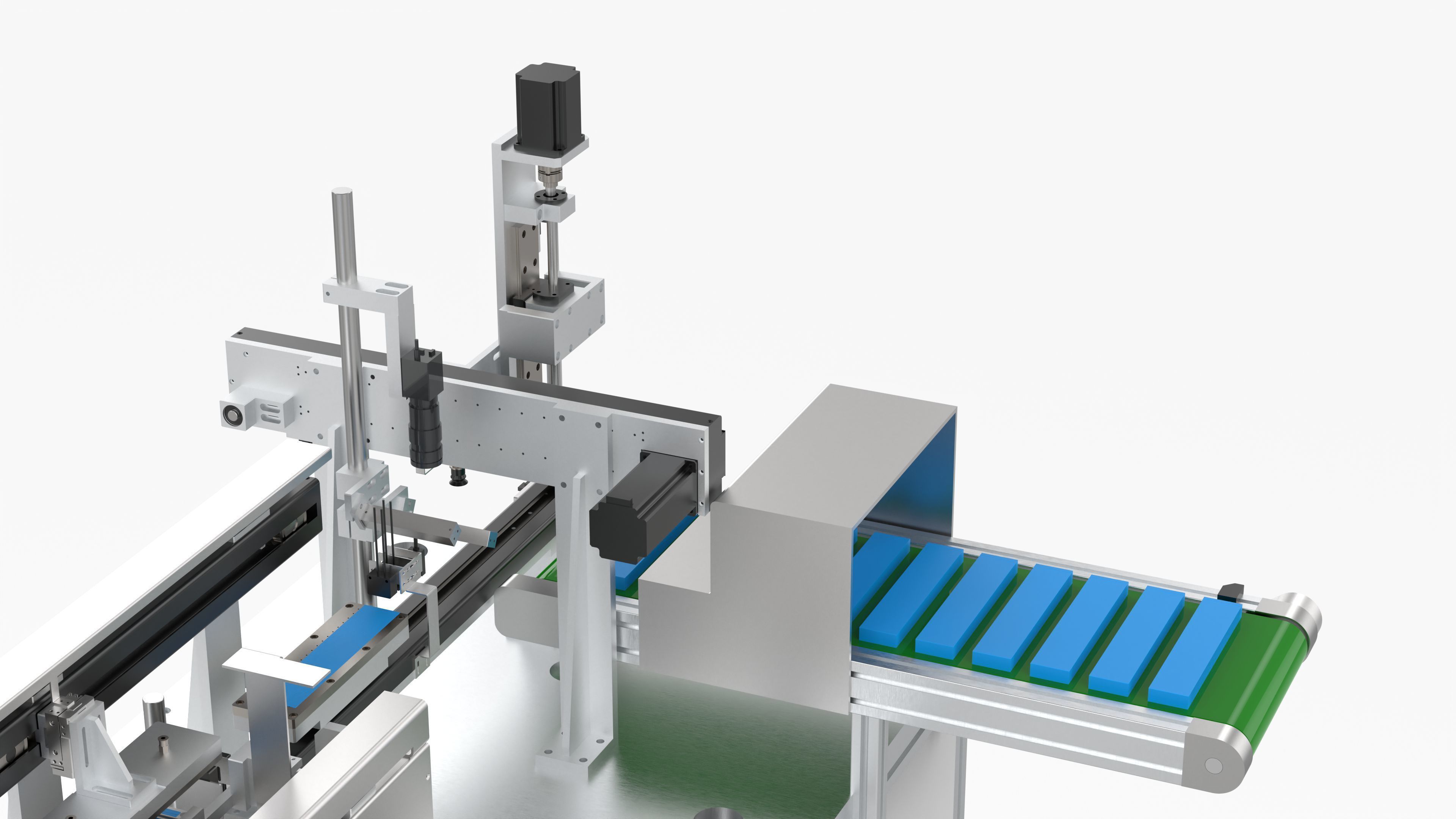 Automatic Wire Fixed Length Cutting Inspection Machine 3D model | CGTrader