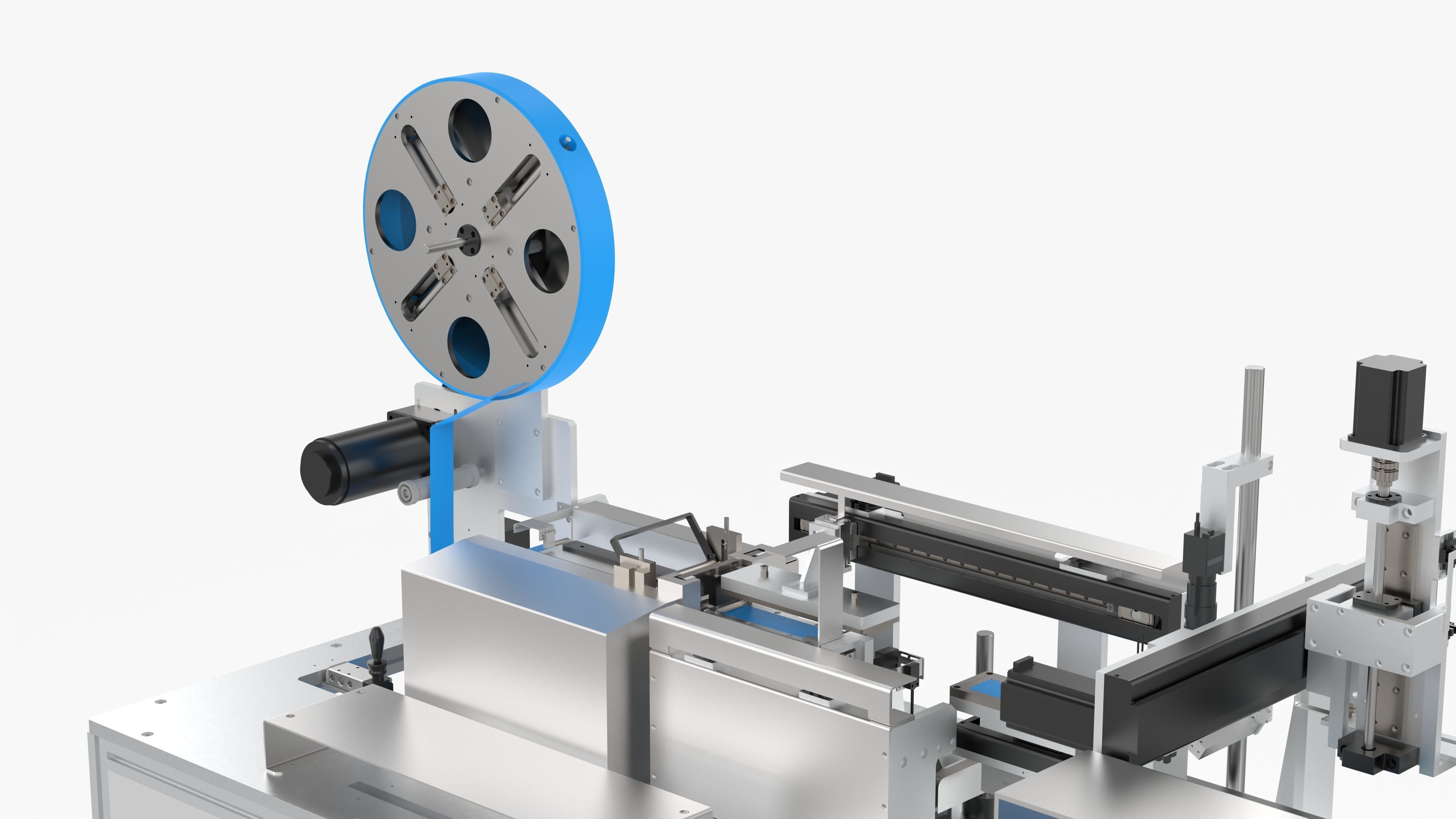 Automatic Wire Fixed Length Cutting Inspection Machine 3D model | CGTrader
