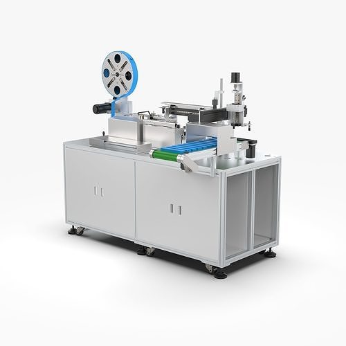 Automatic Wire Fixed Length Cutting Inspection Machine 3D model | CGTrader