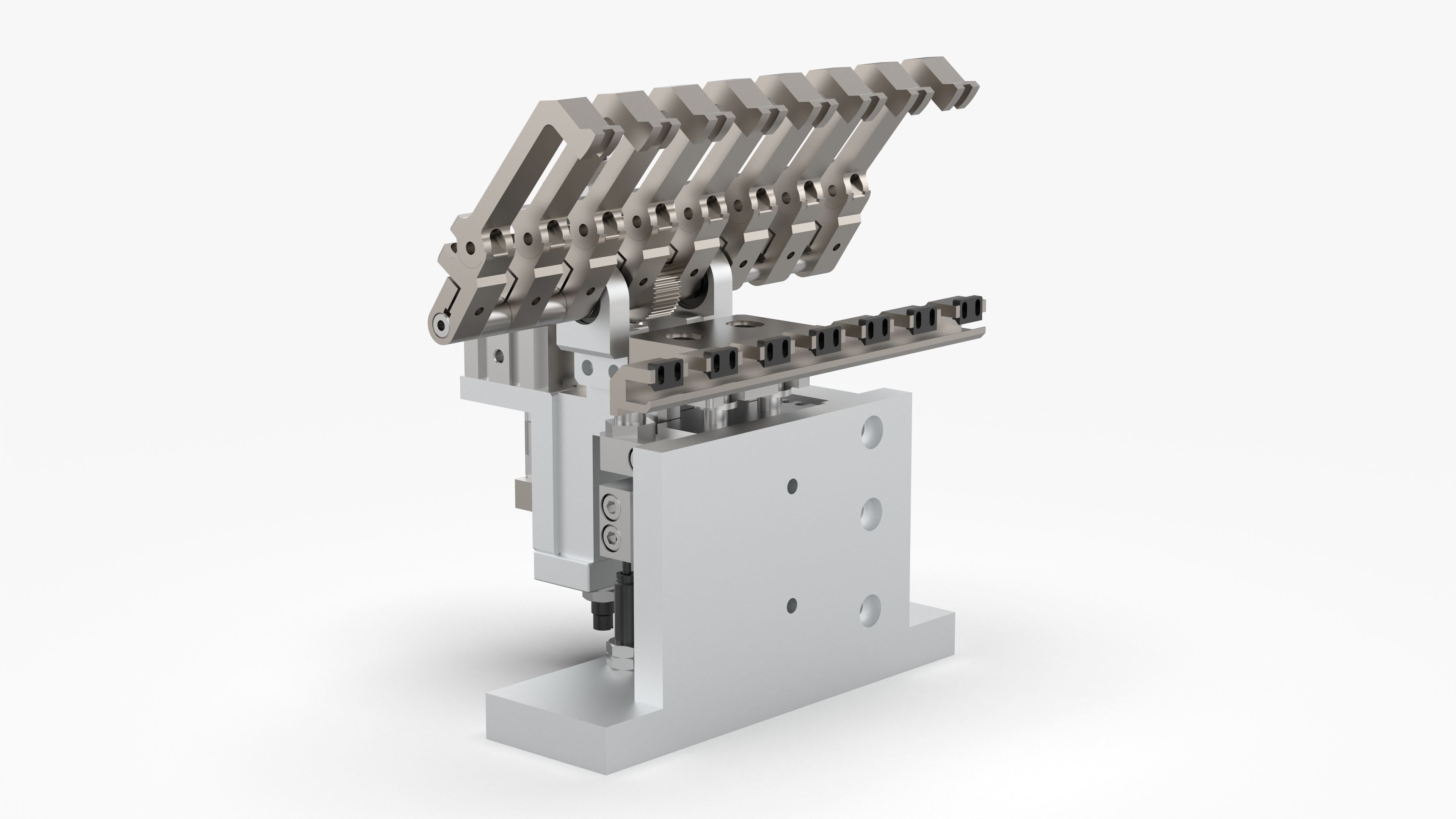 Rack and Pinion Gripper Mechanism 3D model | CGTrader